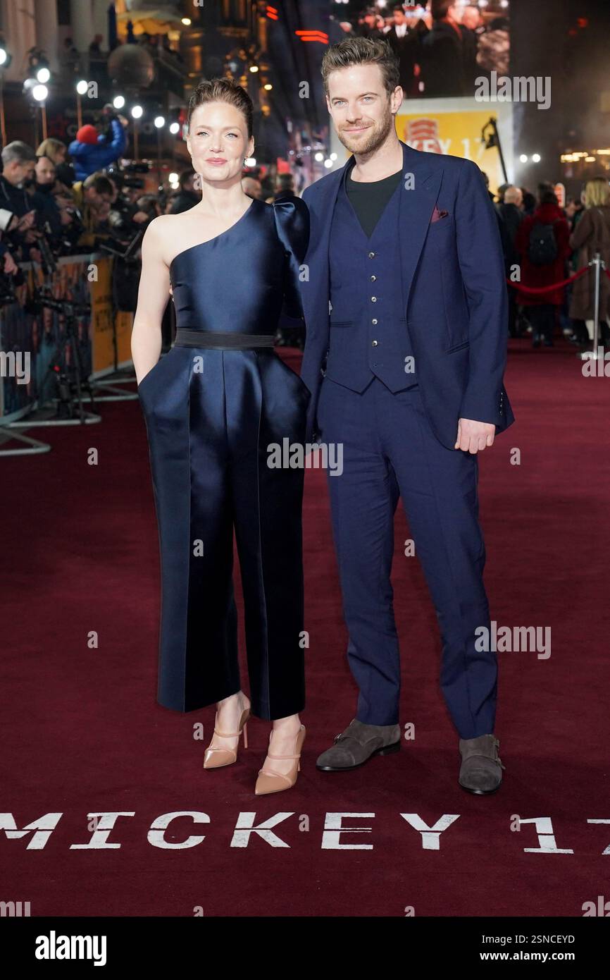 Holliday Grainger and Harry Treadaway attending the world premiere of ...