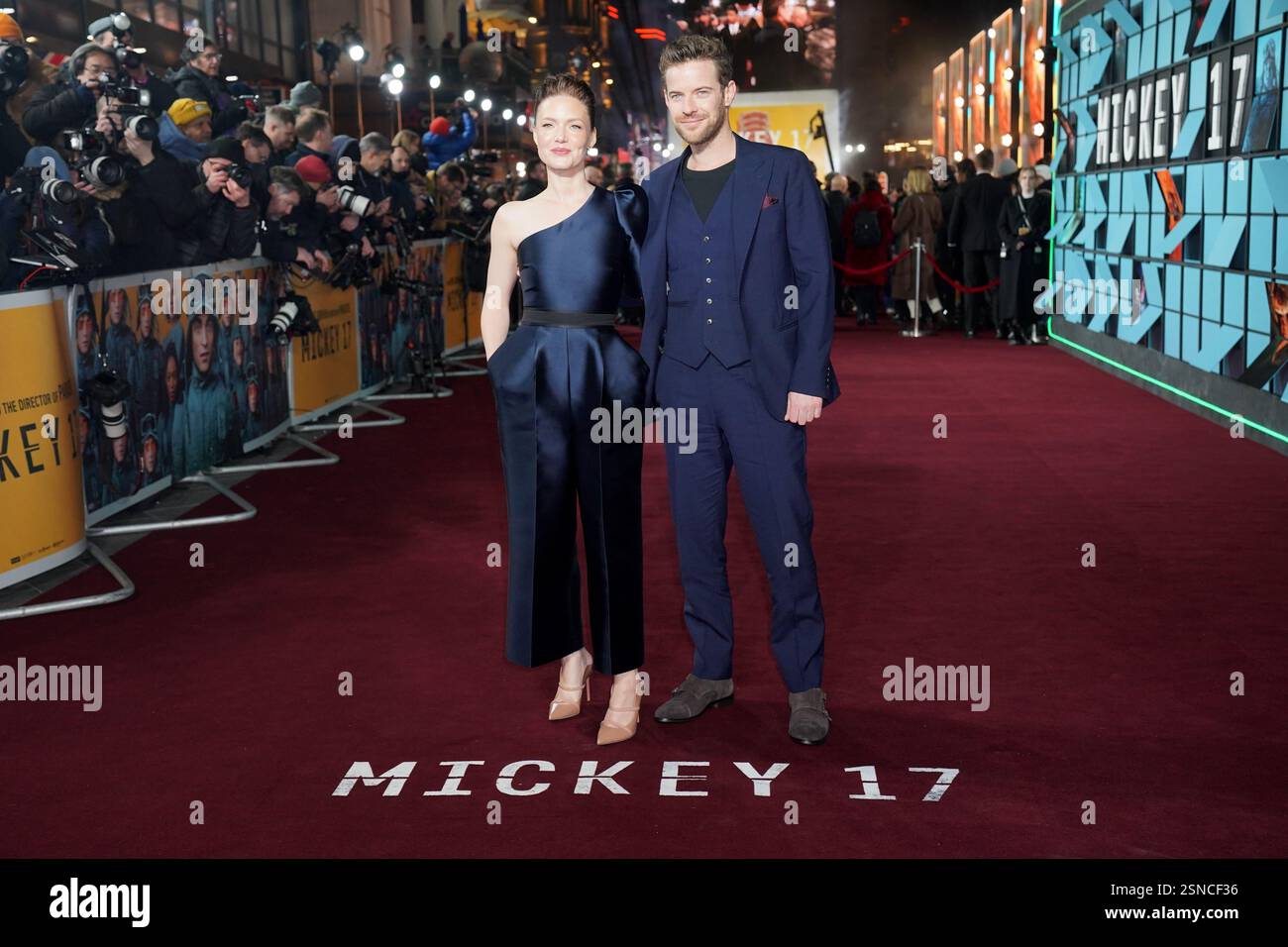 Holliday Grainger and Harry Treadaway attending the world premiere of ...