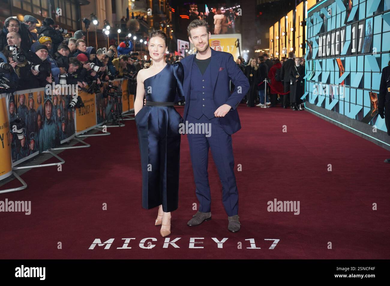 Holliday Grainger and Harry Treadaway attending the world premiere of ...
