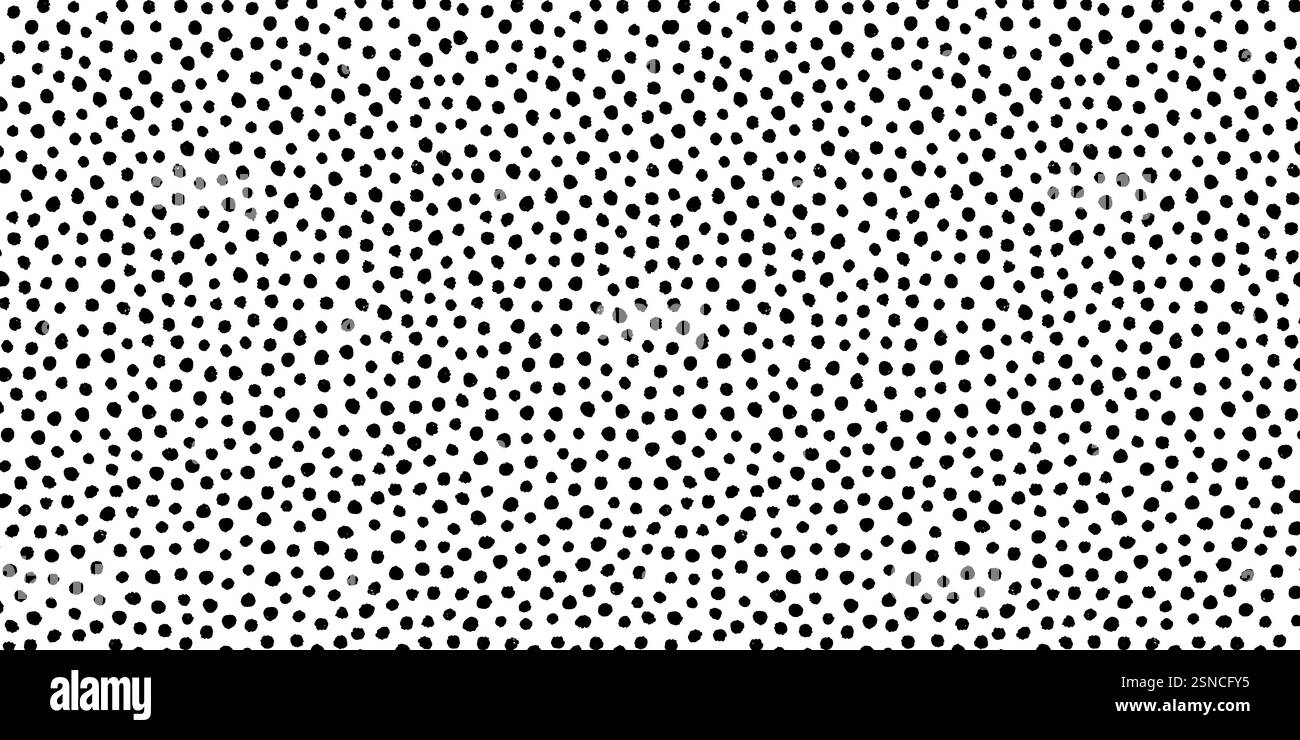 Black and white polka dot pattern Stock Vector Image & Art - Alamy