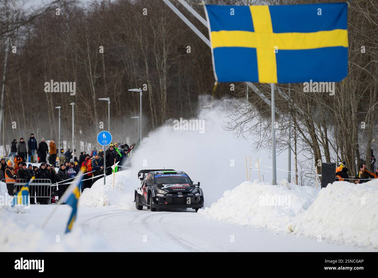 The Driver Elfyn Evans And Co-Driver Scott Martin Of The Team Toyota ...