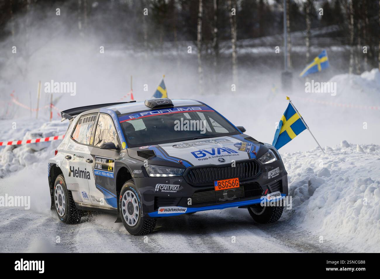 Drive Pontus Tidemand And Co-Driver J.Rgen Eriksen Wrt 2, Skoda Fabia ...