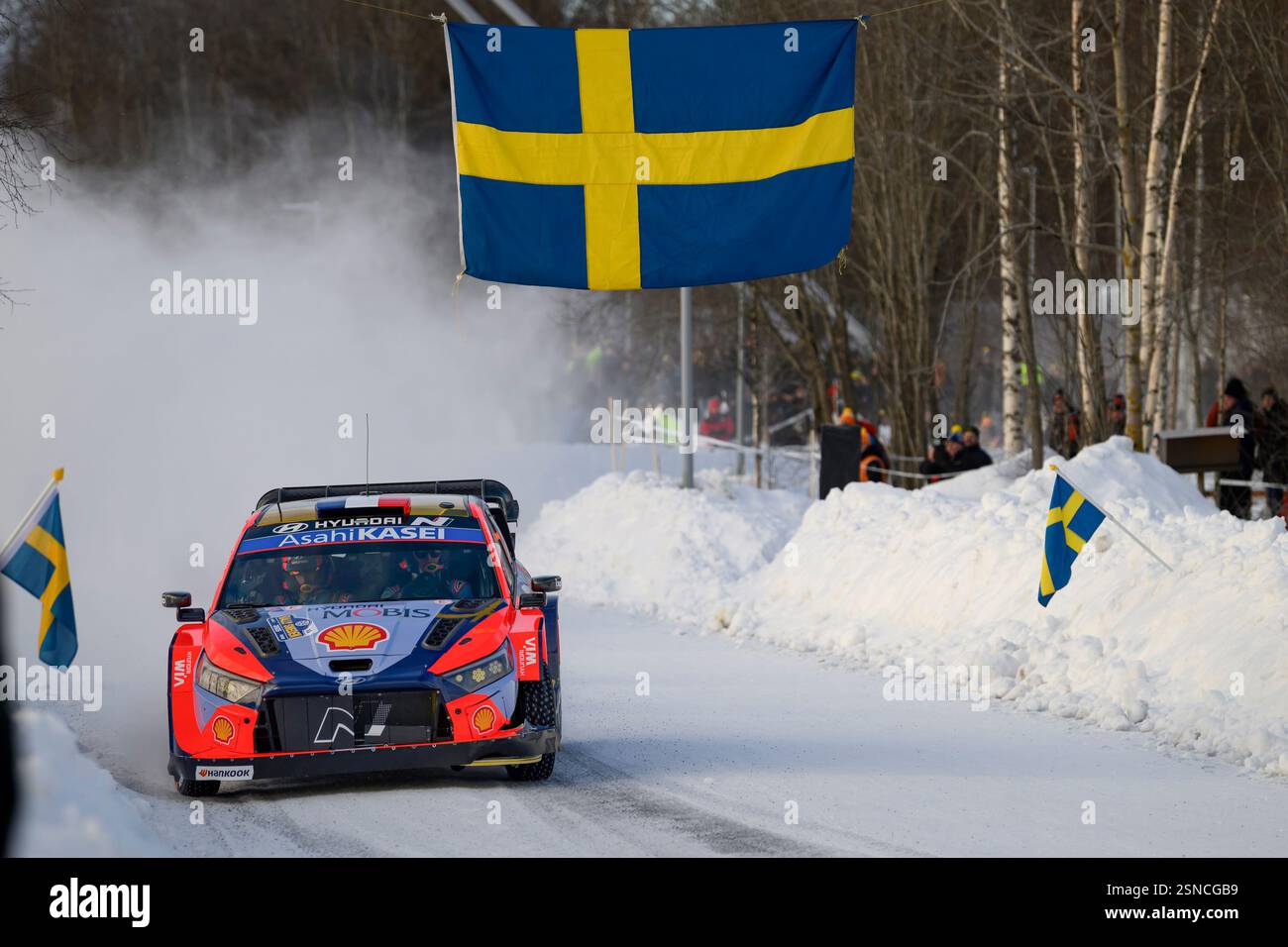 The Driver Adrien Fourmaux And Co-Driver Alexandre Coria Of The Hyundai ...