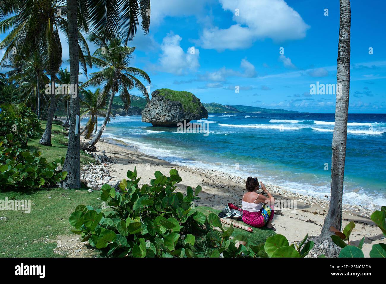 Ship at Bridgetown Port, Barbados Stock Photo - Alamy