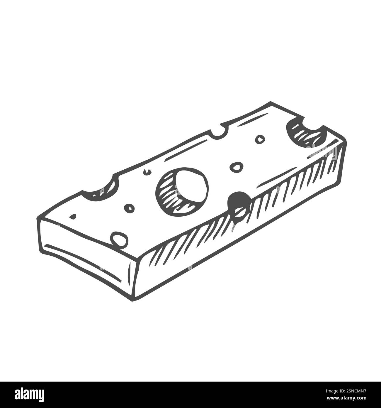 Cheese slices illustration, drawing, engraving ink line art Stock ...