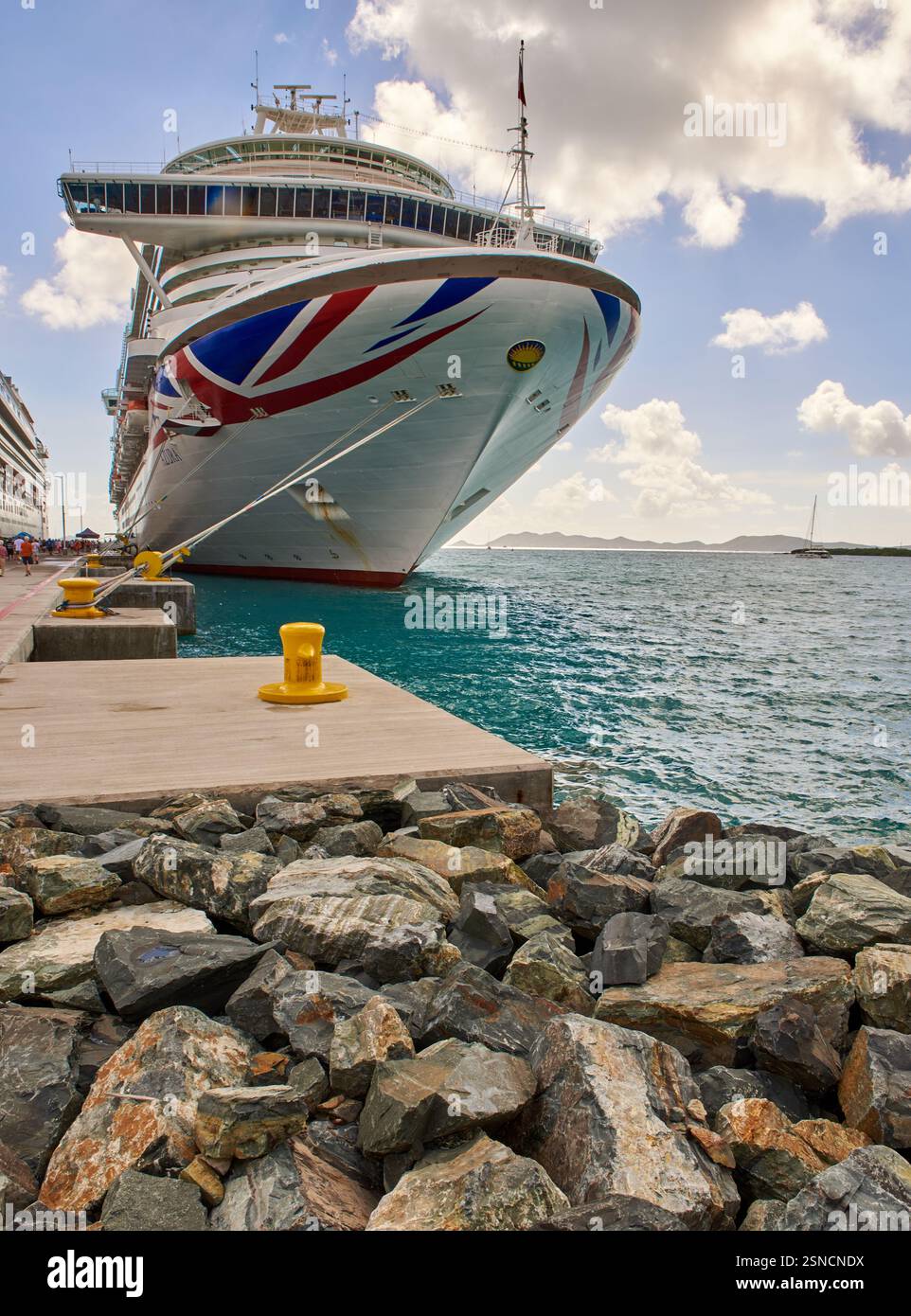 Cruise ships in port at Tortola, British Virgin Islands Stock Photo - Alamy