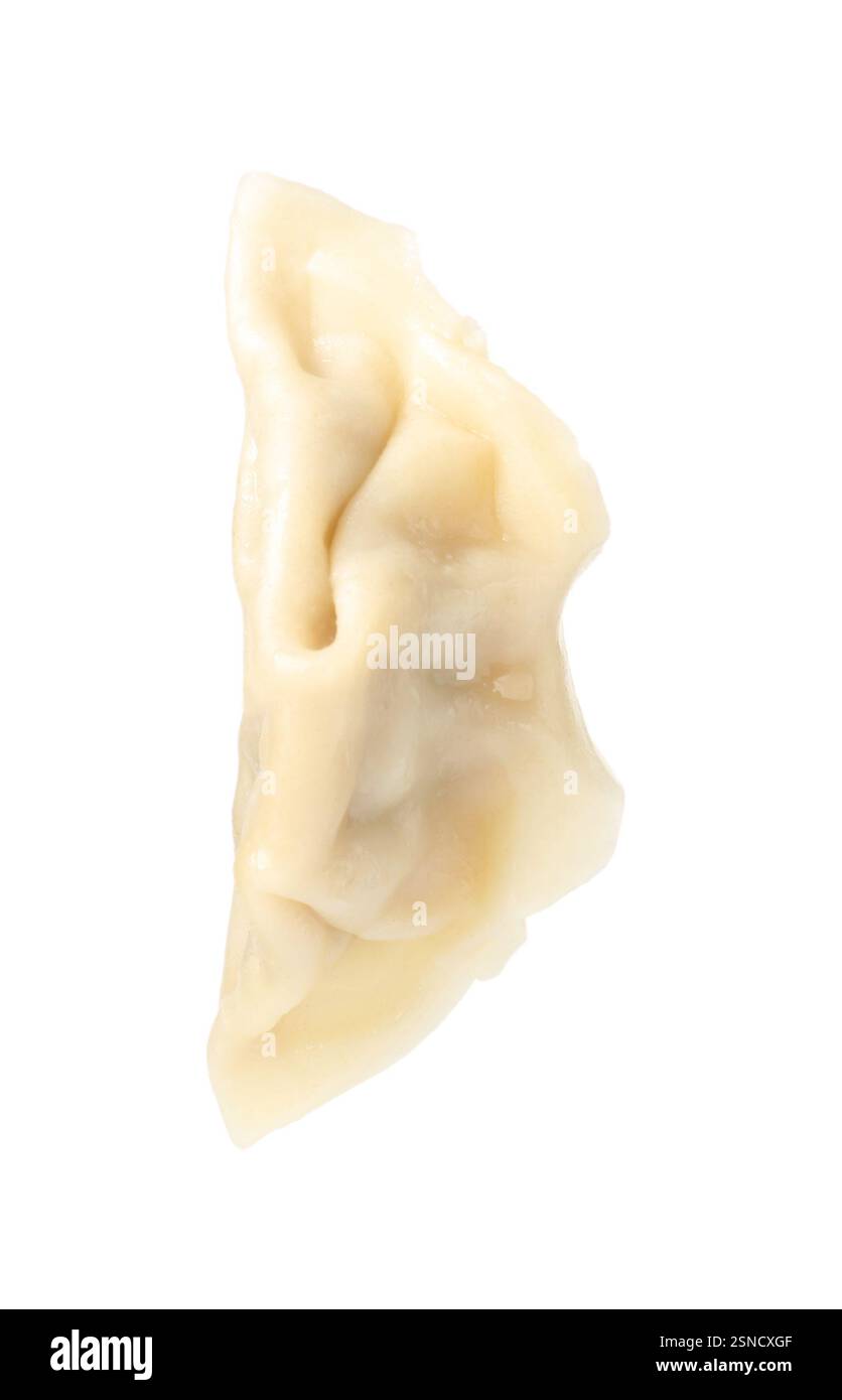 Tasty boiled gyoza (dumpling) isolated on white Stock Photo - Alamy