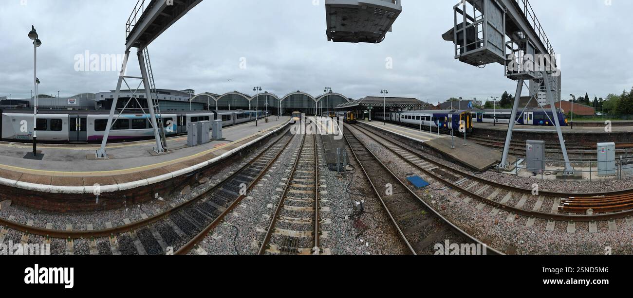 aerial view of Paragon station, Hull interchange, transport Hub ...