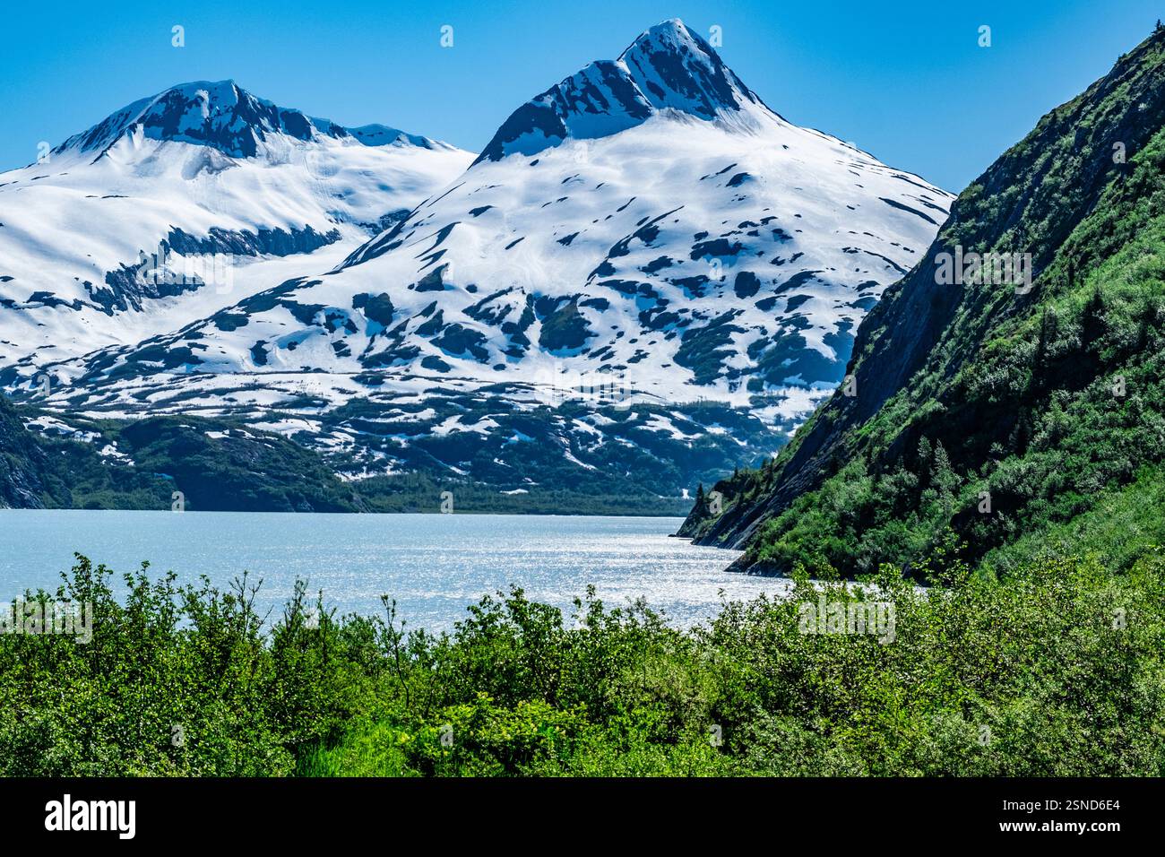 Alaska Wilderness in Spring Stock Photo - Alamy