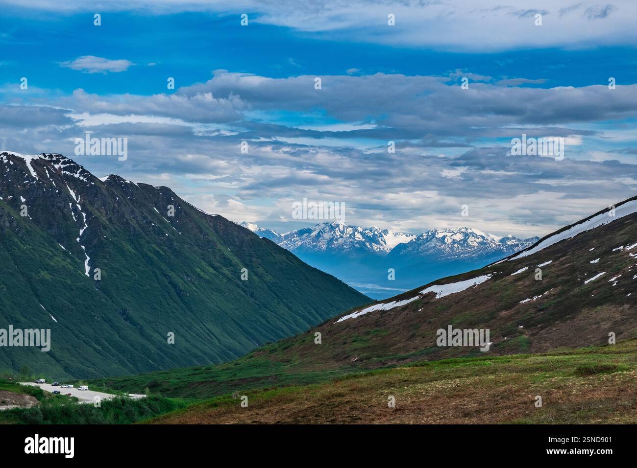 Alaska Wilderness in Spring Stock Photo - Alamy