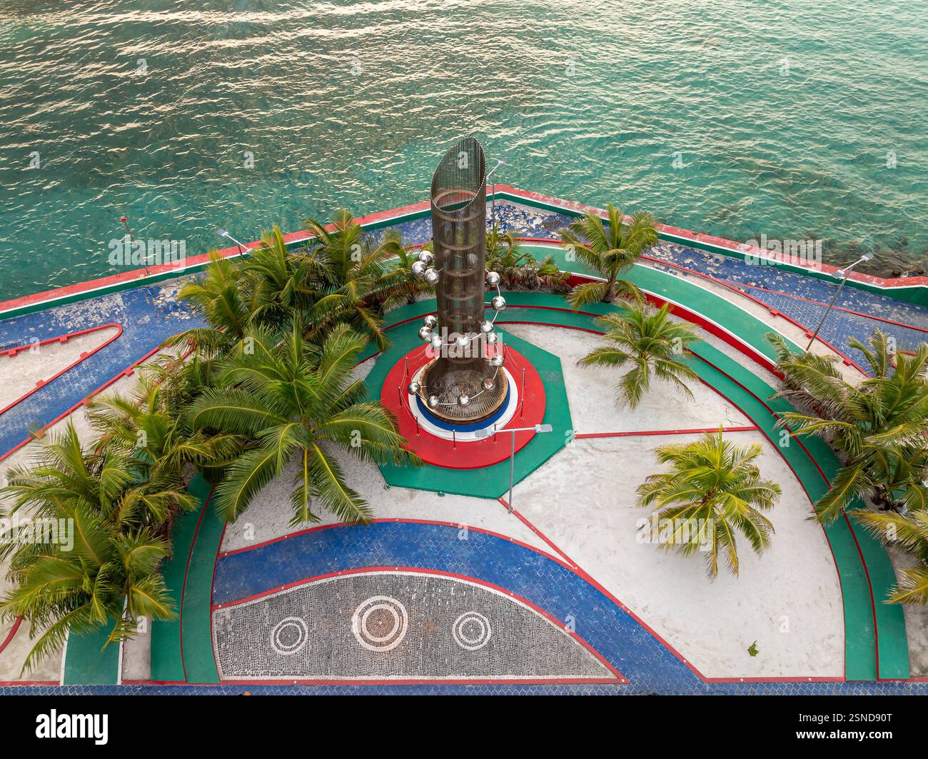 The Tsunami monument in Male, Captal of maldives Stock Photo - Alamy