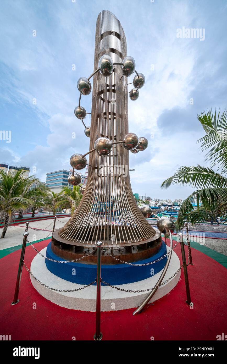 The Tsunami monument in Male, Captal of maldives Stock Photo - Alamy