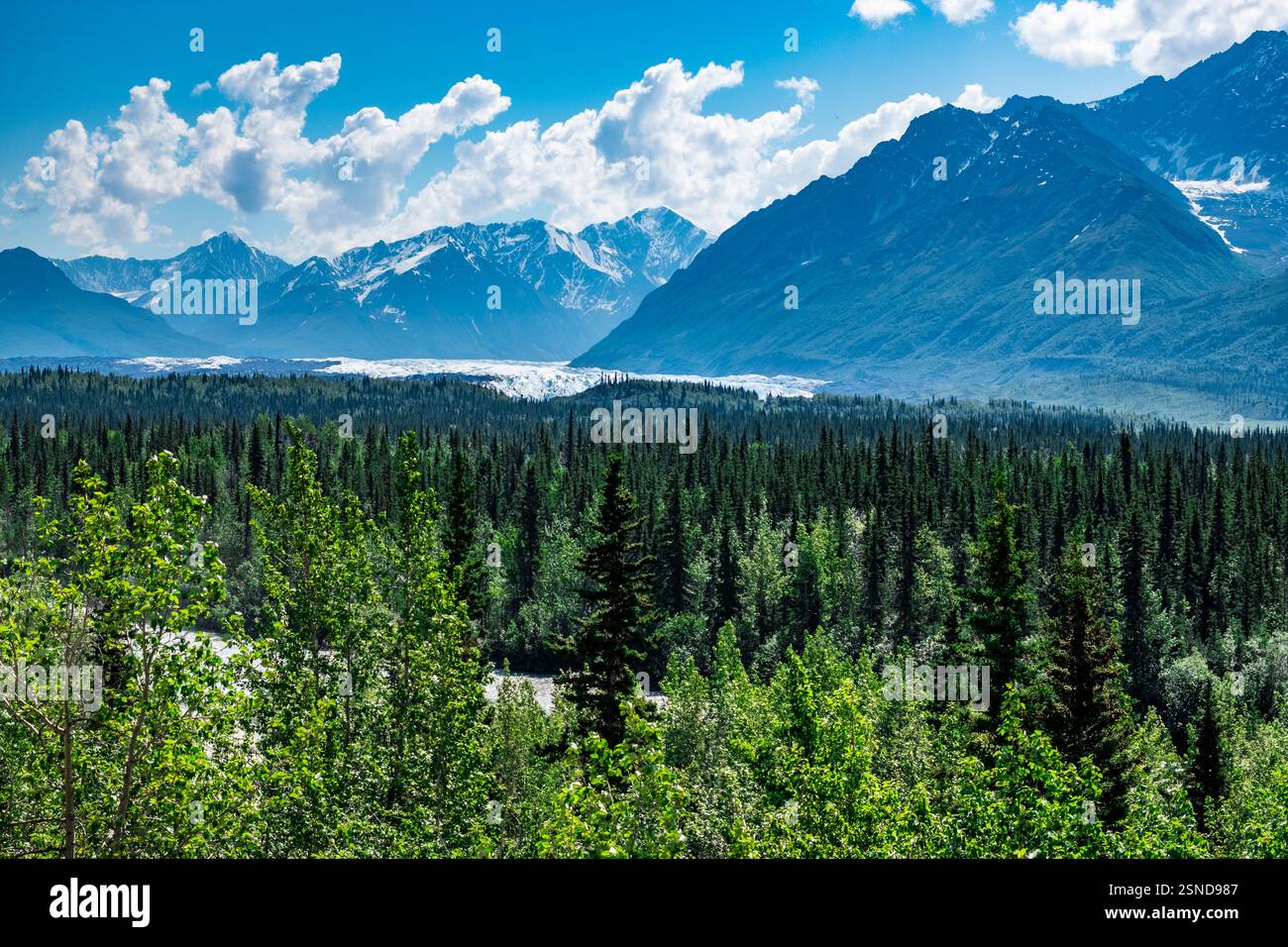 Alaska Wilderness in Spring Stock Photo - Alamy
