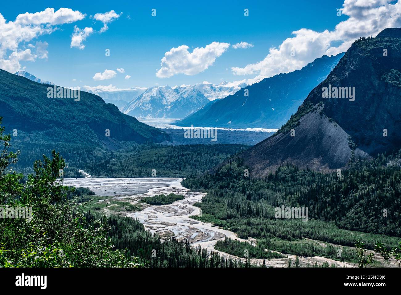 Alaska Wilderness in Spring Stock Photo - Alamy
