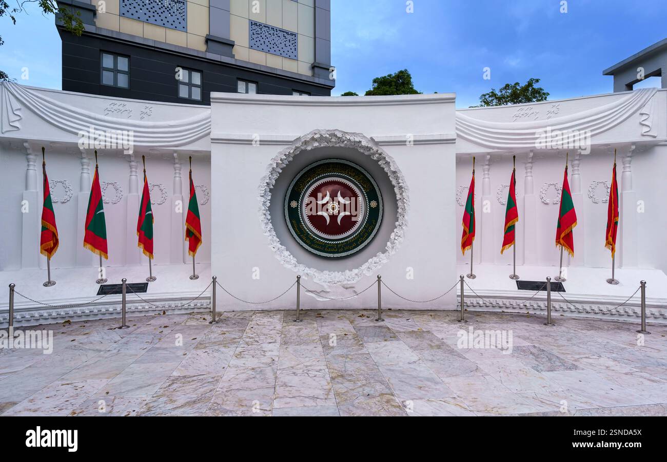 Victory monument in Male, Maldives islands Stock Photo - Alamy