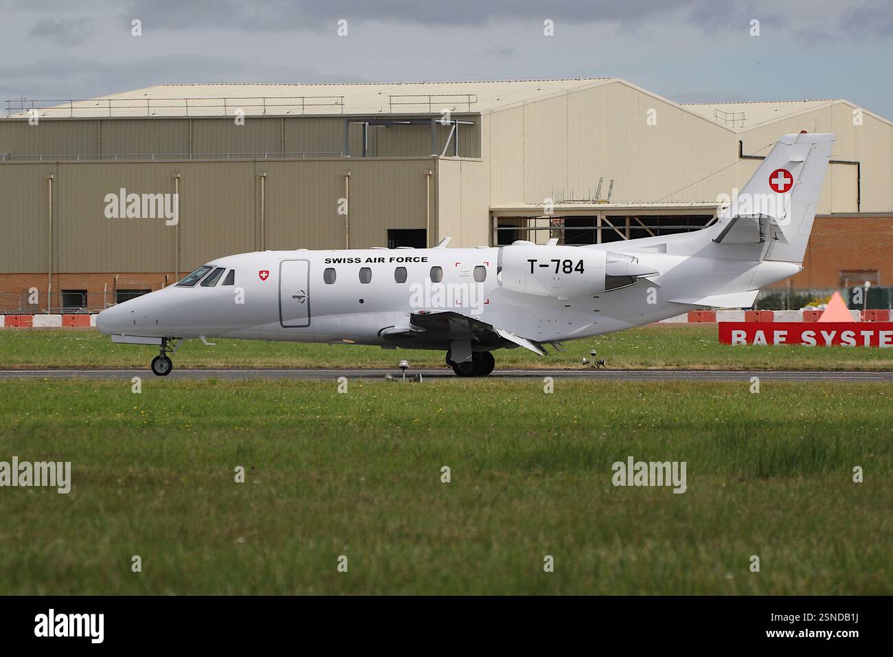 T-784, a Cessna 560XL Citation Excel operated by the Swiss Air Force in ...