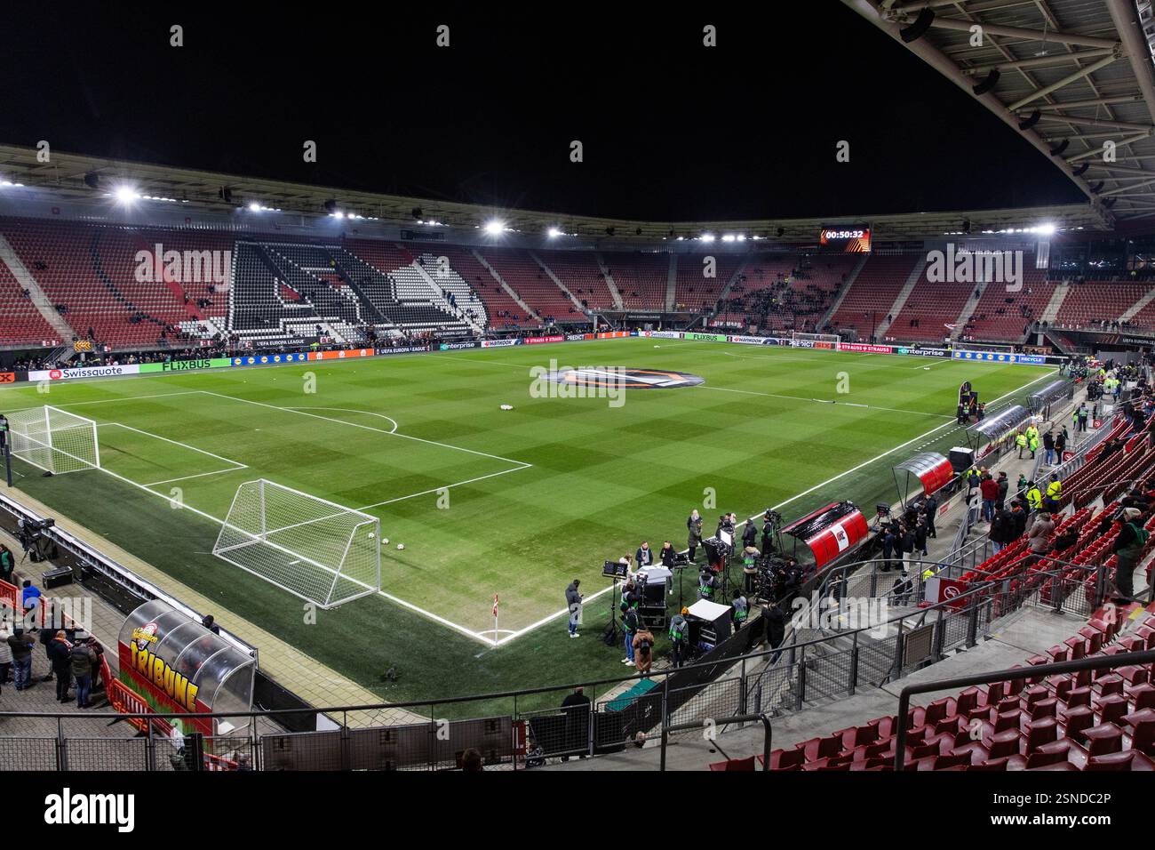 ALKMAAR, 13-02-2025, AFAS Stadium, UEFA Europa League, season 2024/2025 ...