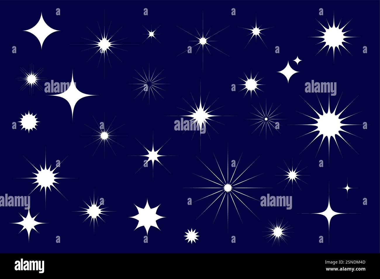 Star icons, twinkling stars. Sparkles, shining burst. Set collection, vector white symbols ...