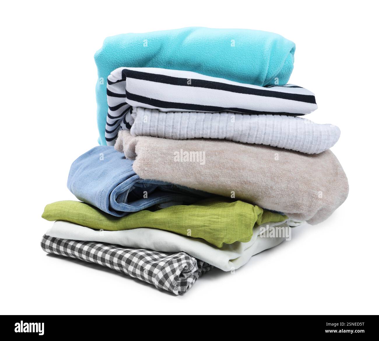 Second hand used clothes Cut Out Stock Images & Pictures - Alamy