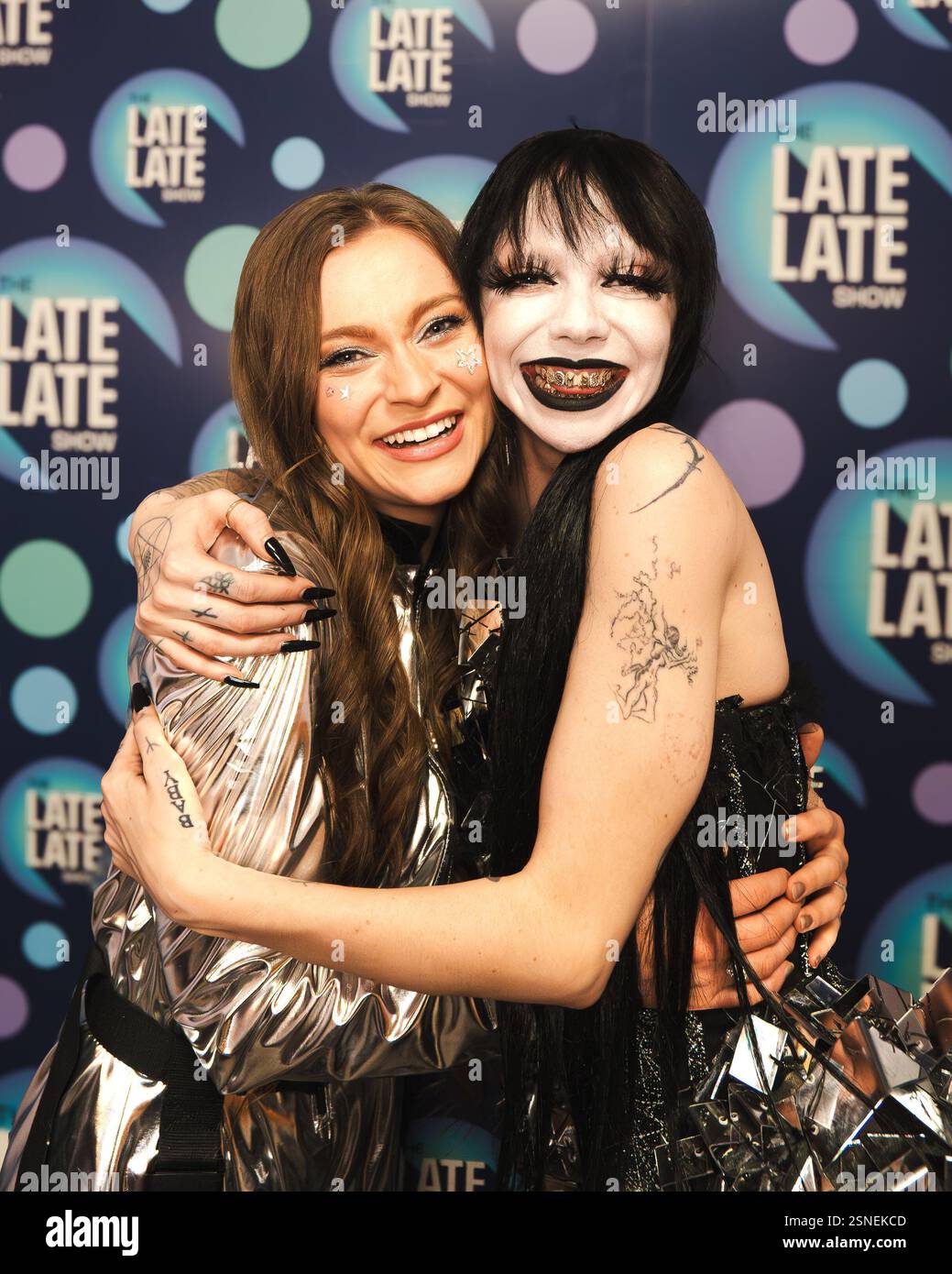 EMMY and Bambie thug at Eurosong 2025 Stock Photo - Alamy