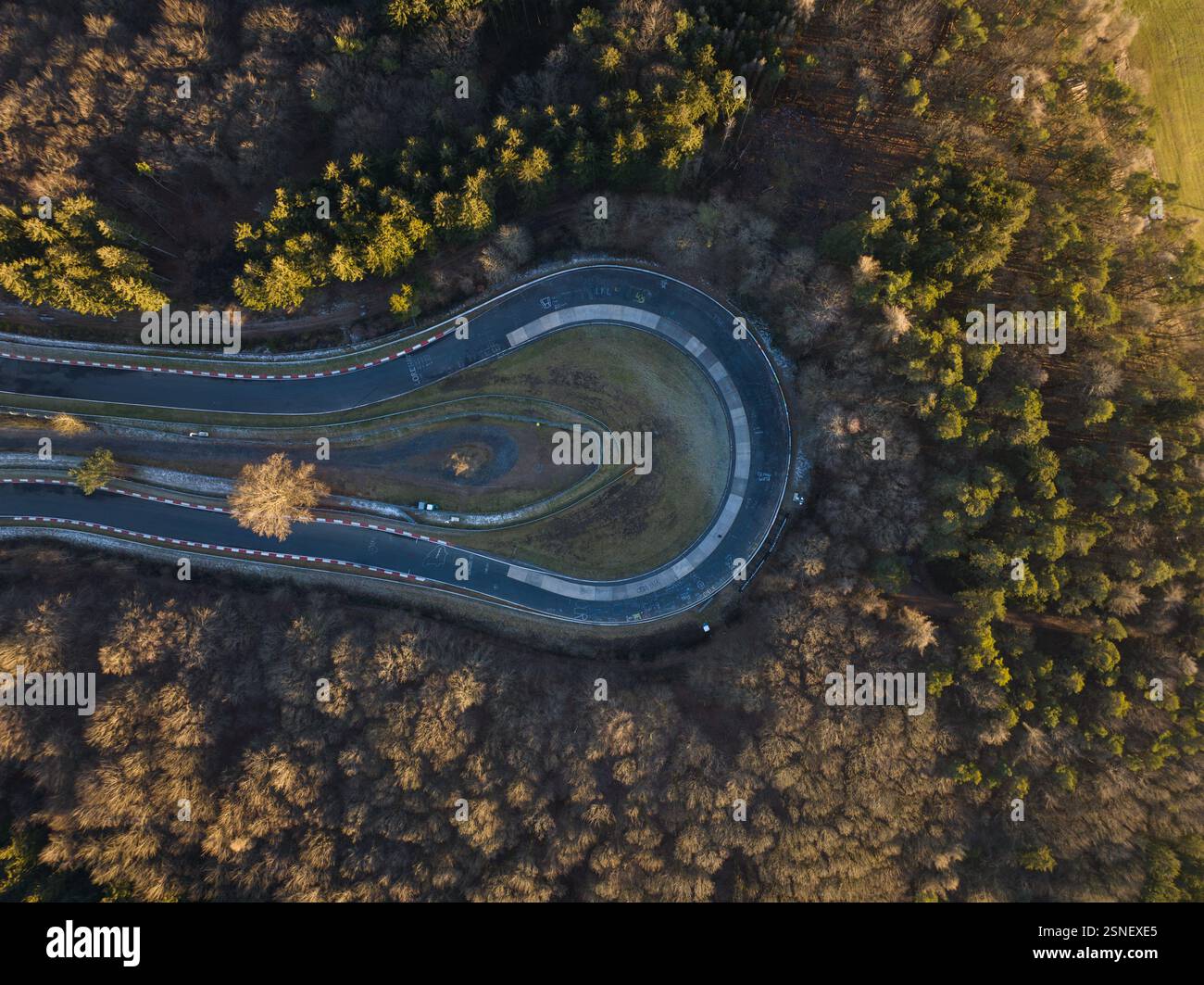 Aerial views on northschelife, nurburgring race track Stock Photo - Alamy