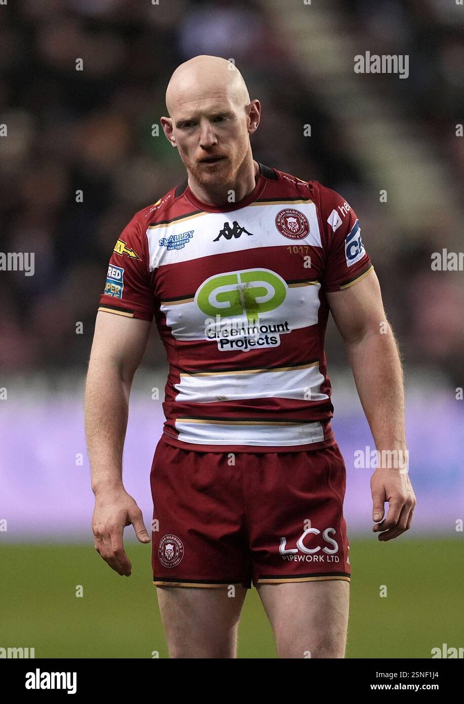 Wigan Warriors' Liam Farrell during the Betfred Super League match at The Brick Community ...