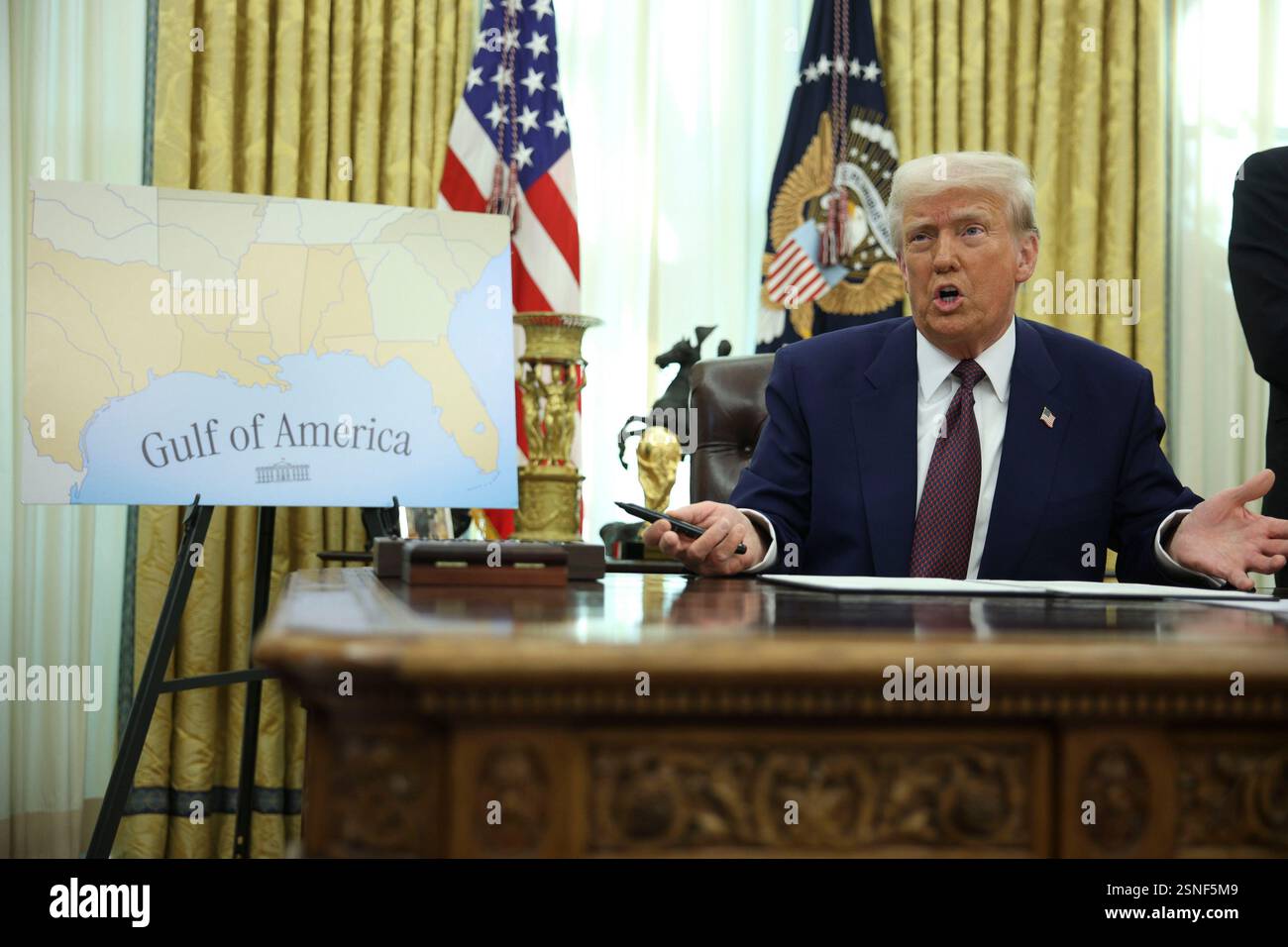 Washington, United States. 13th Feb, 2025. President Donald Trump ...
