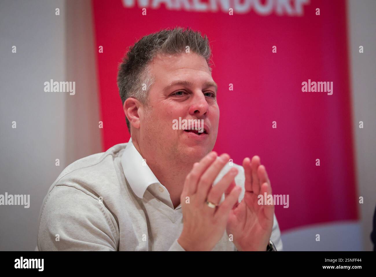 Bundestagswahltkampf 2025. Diskussionsveranstaltung der SPD zum Thema ...