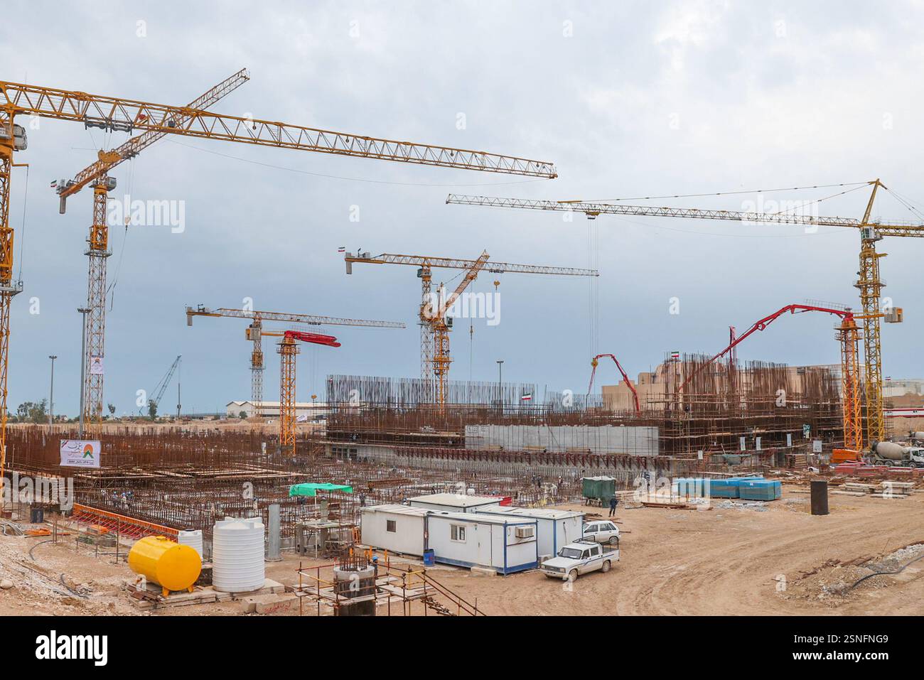 February 14, 2025, Bushehr, Iran: A view of the Bushehr Nuclear Power ...