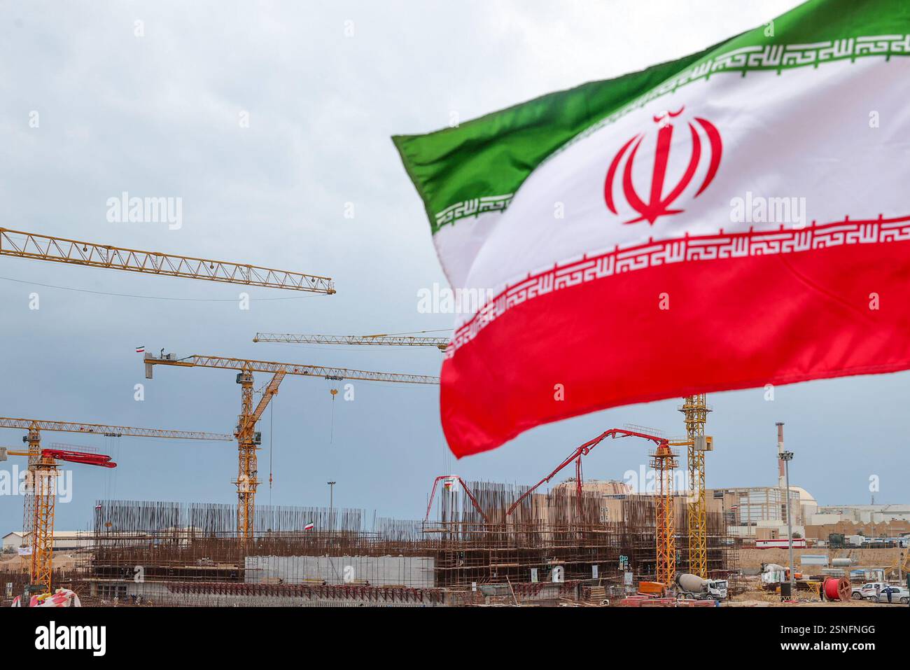 February 14, 2025, Bushehr, Iran: A view of the Bushehr Nuclear Power ...