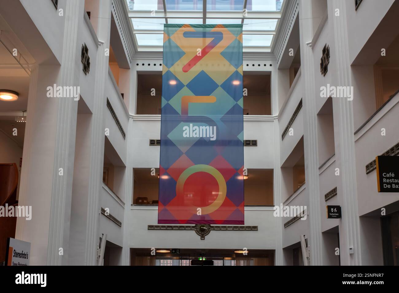 750 Years Old Flag For Celebrations At Stadsarchief At Amsterdam The ...