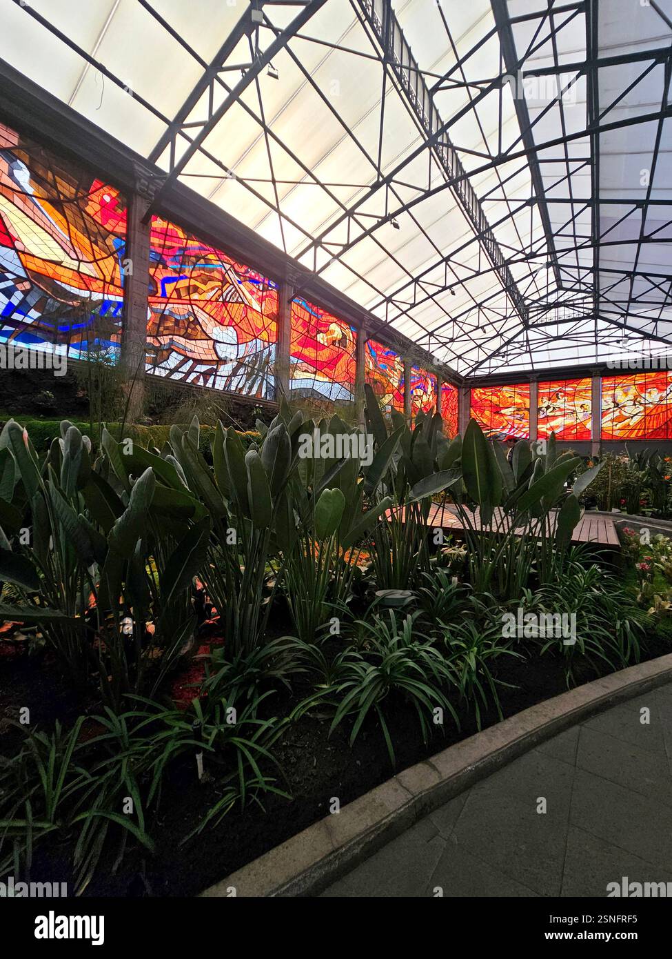 Toluca, Mexico State, Mexico - Jan 8 2025: Cosmovitral Botanical Garden ...
