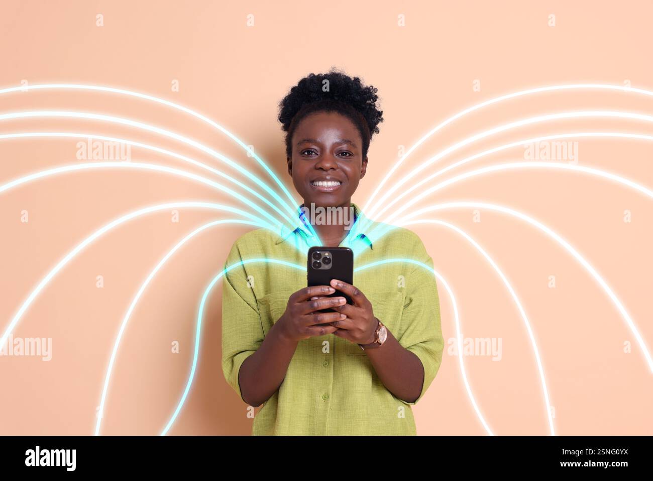 Speed text on female software hi-res stock photography and images - Alamy