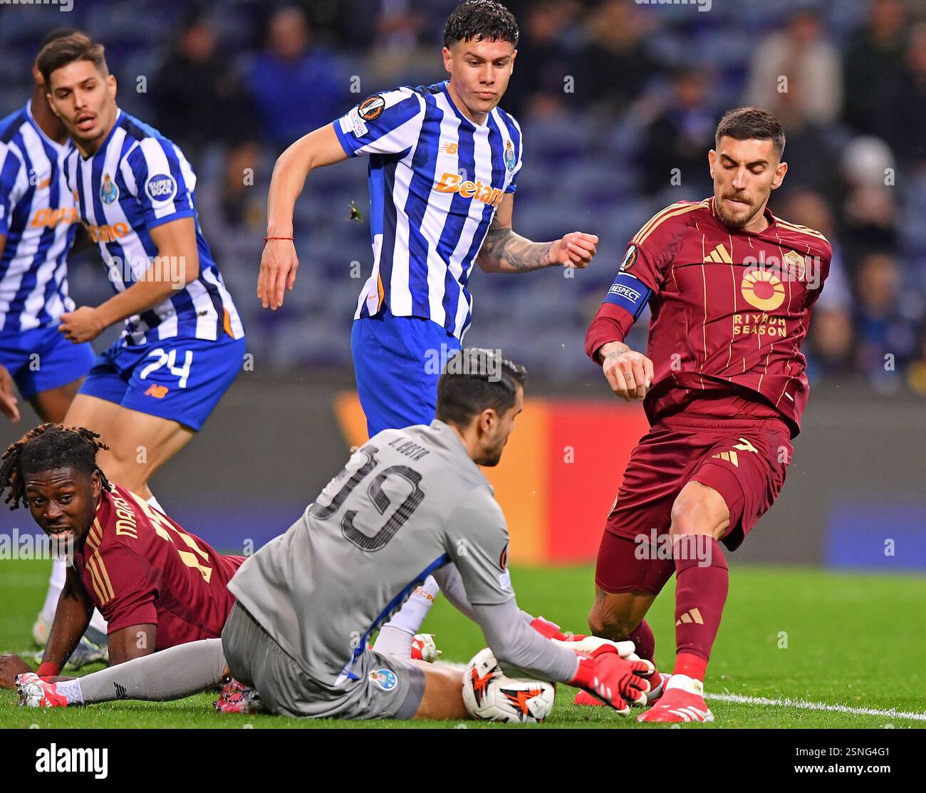 13th February 2025: Porto, Portugal: Dragao Stadium, UEFA Europa League ...