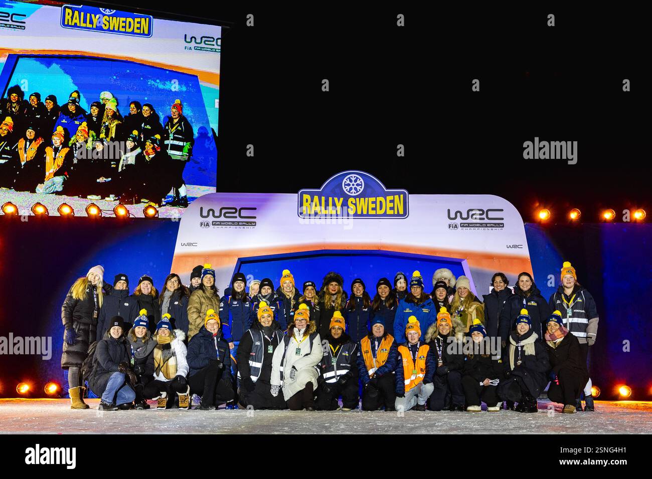 ambiance during the 2025 Rally Sweden, 2nd round of the 2025 WRC World ...