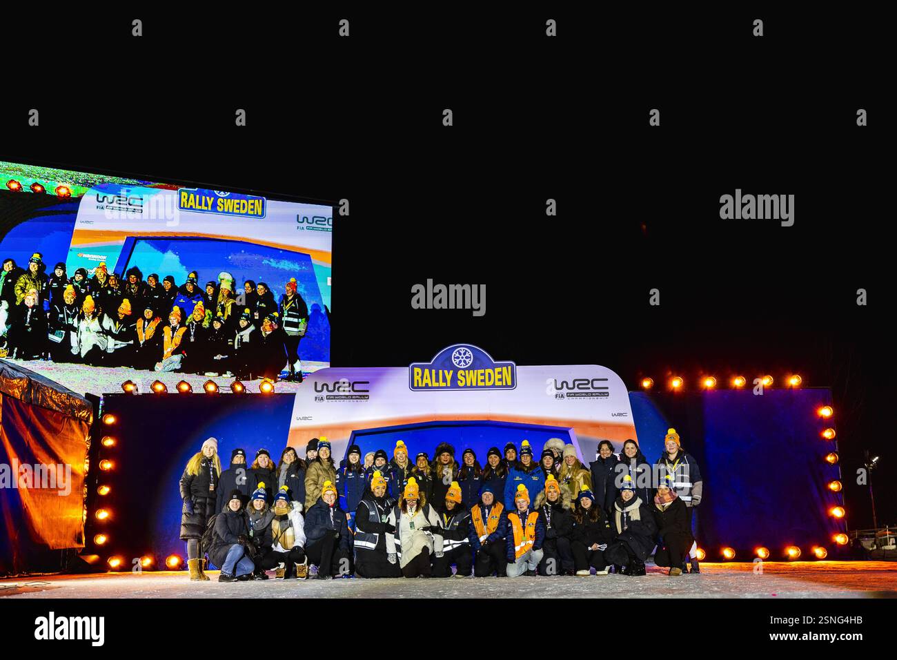 ambiance during the 2025 Rally Sweden, 2nd round of the 2025 WRC World ...