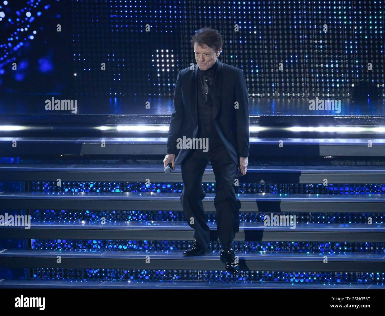 Sanremo, 75th Italian Song Festival 2025 - Third Evening. In the Photo ...