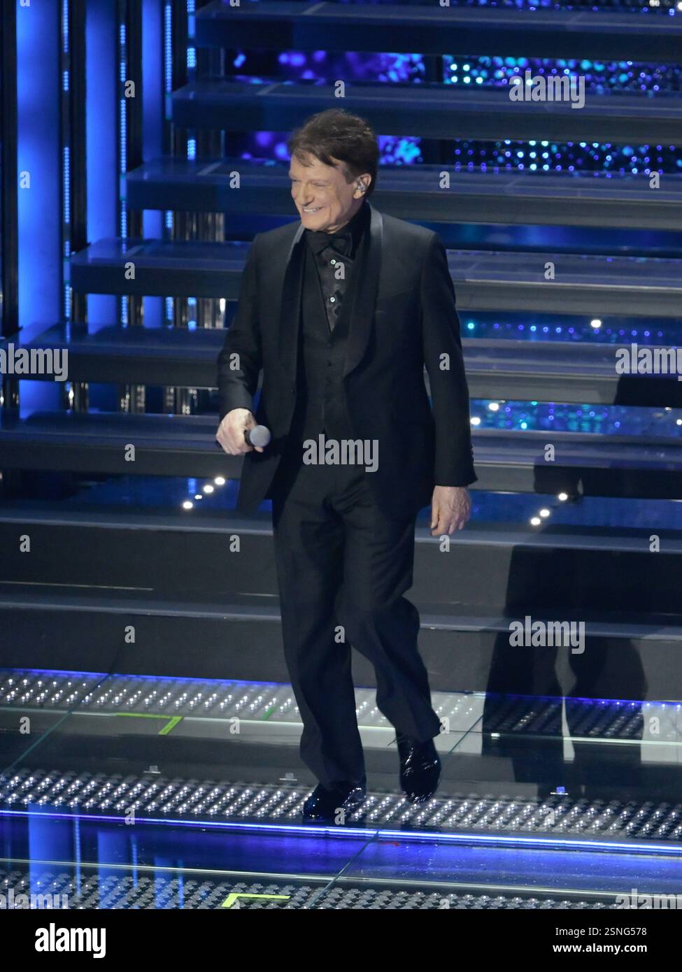 Sanremo, 75th Italian Song Festival 2025 - Third Evening. In the Photo ...