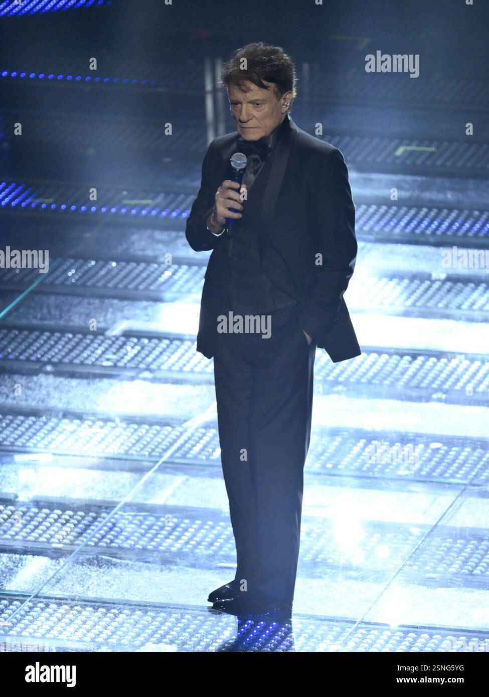 Sanremo, 75th Italian Song Festival 2025 - Third Evening. In the Photo ...