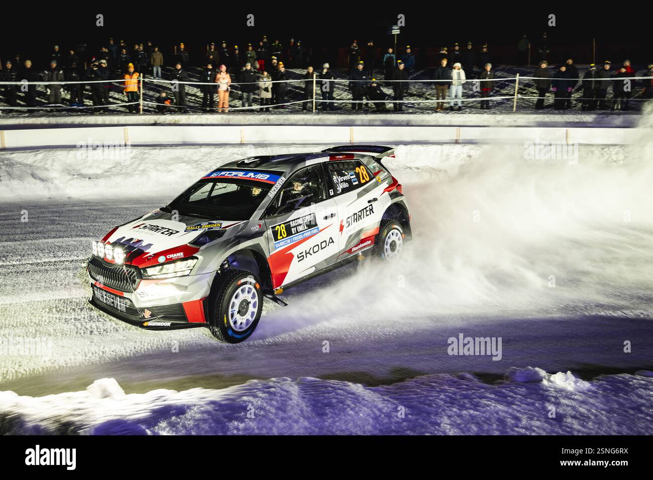 28 Robert VIRVES, Jakko VIILO, Skoda Fabia RS Rally2, action during the ...