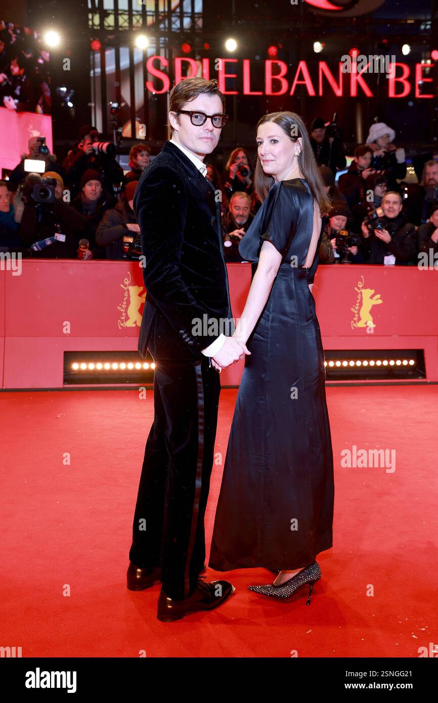 13.02.2025, Sam Riley, Alexandra Maria Lara bei der Eröffnung der 75 ...