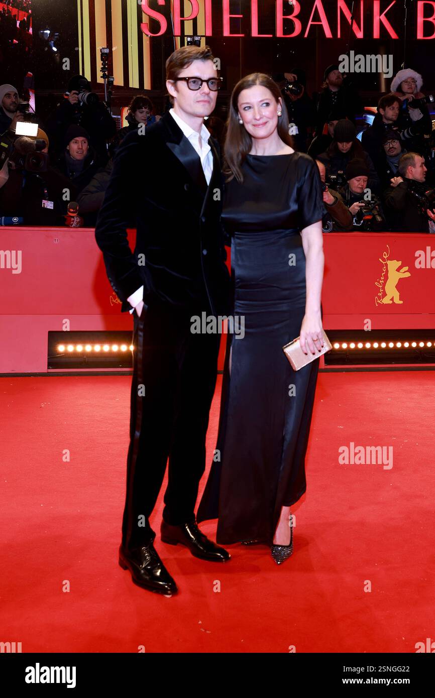 13.02.2025, Sam Riley, Alexandra Maria Lara bei der Eröffnung der 75 ...
