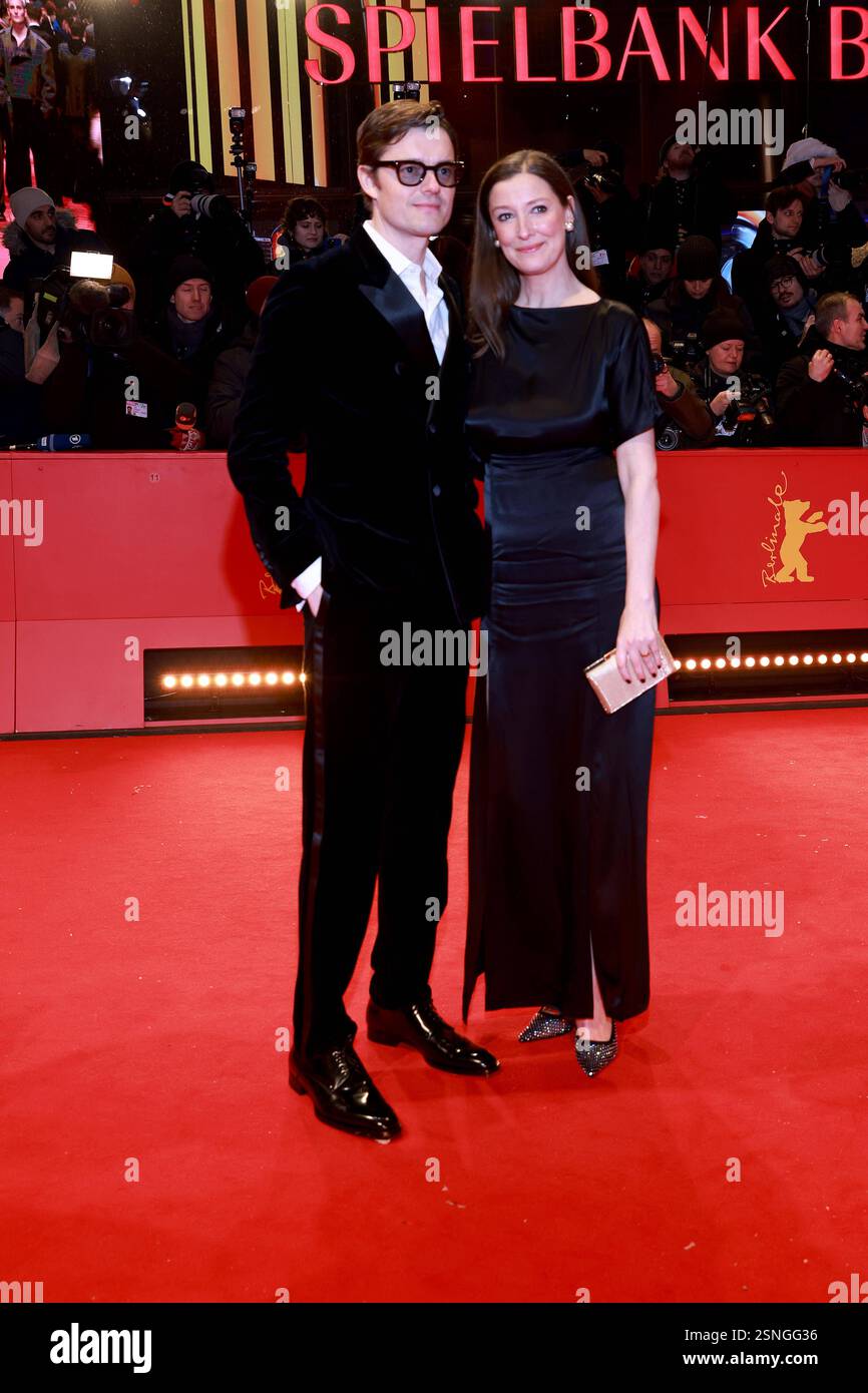 13.02.2025, Sam Riley, Alexandra Maria Lara bei der Eröffnung der 75 ...