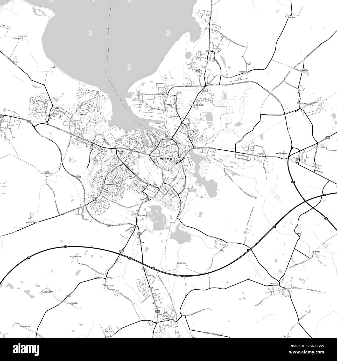 Wismar touristmap hi-res stock photography and images - Alamy