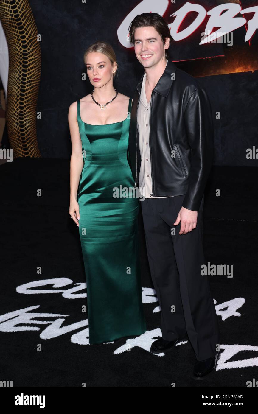 Los Angeles, USA. 13th Feb, 2025. Elle Chapman and Patrick Luwis ...