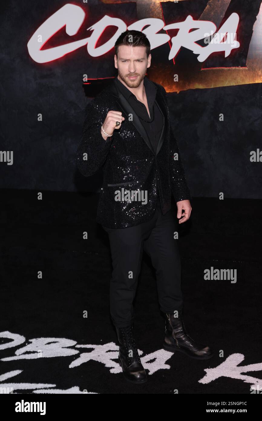 Los Angeles, USA. 13th Feb, 2025. Jesse Kove arrives at Netflix's ...