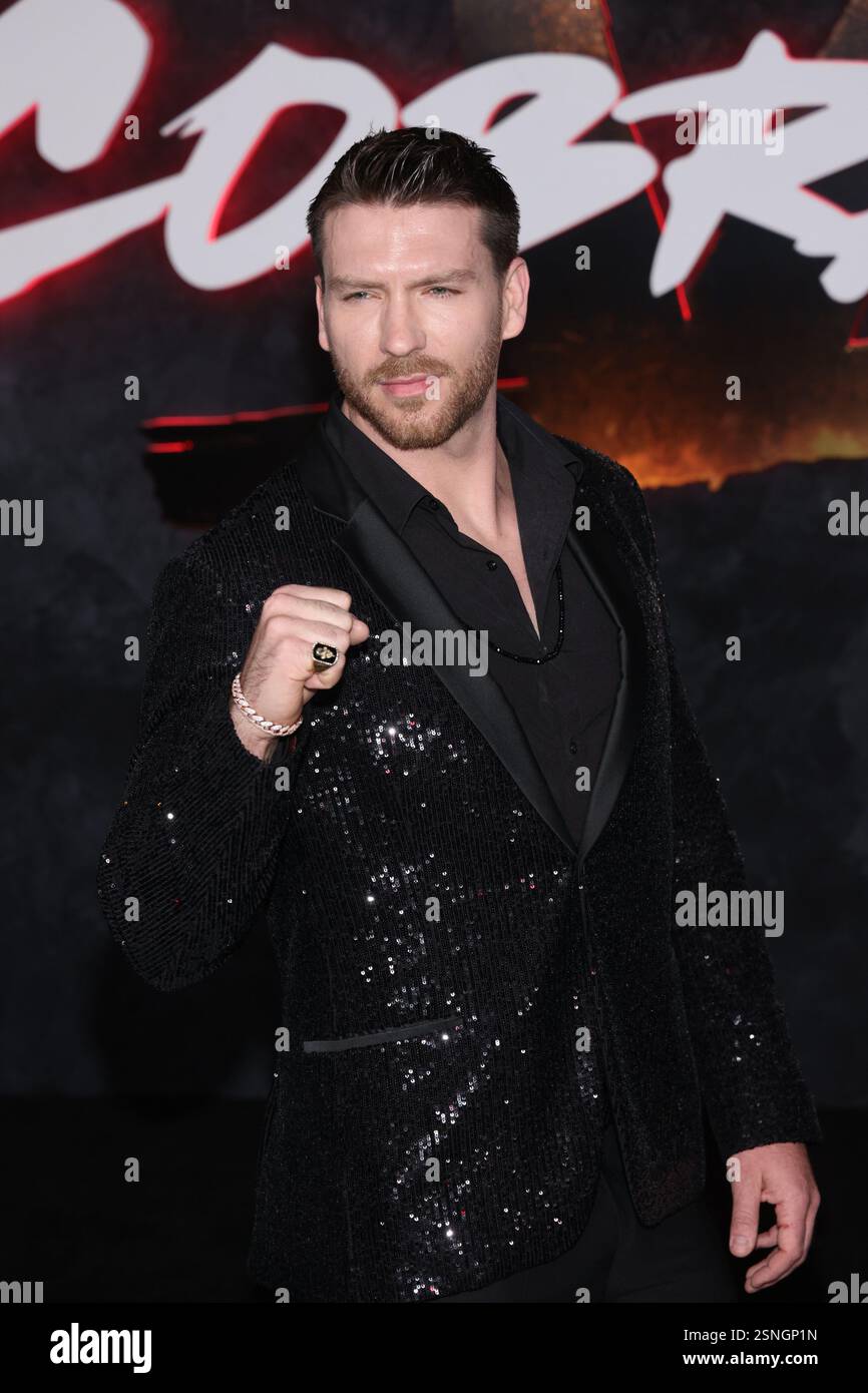 Los Angeles, USA. 13th Feb, 2025. Jesse Kove arrives at Netflix's ...