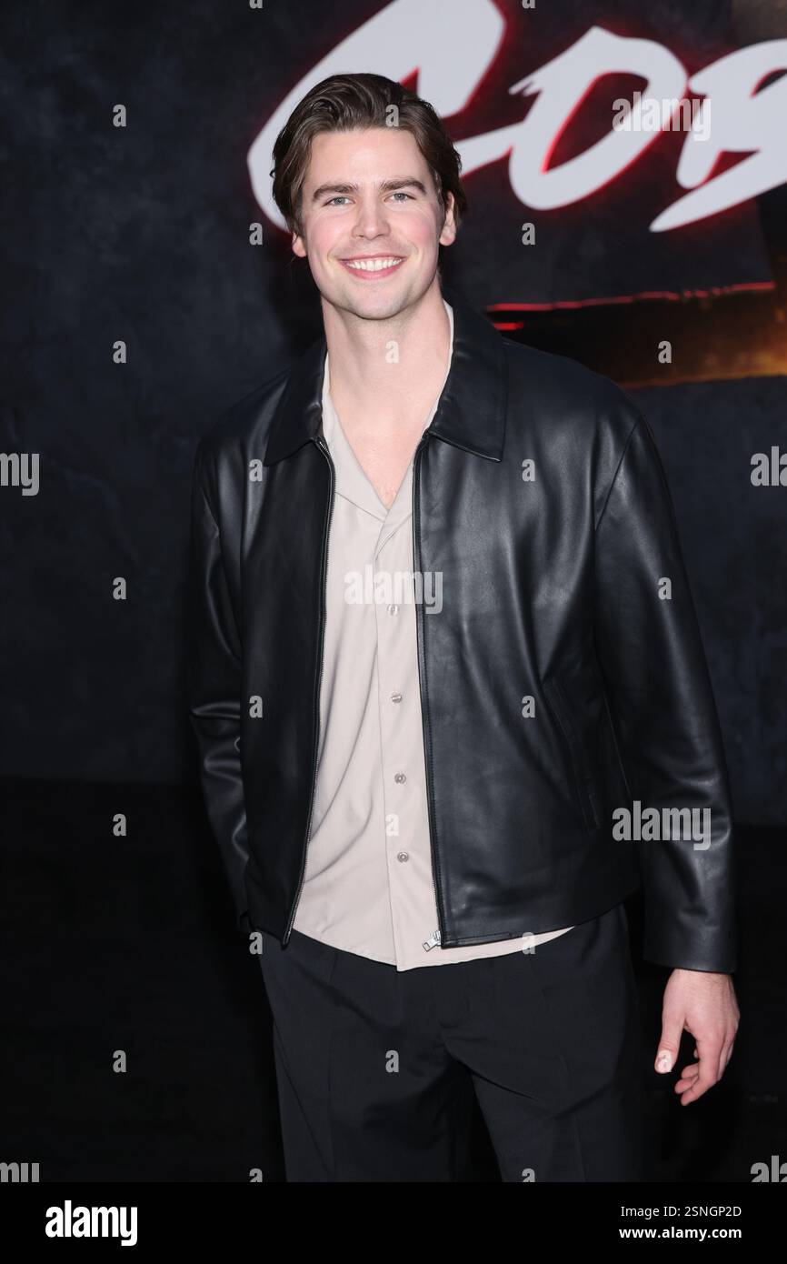 Los Angeles, USA. 13th Feb, 2025. Patrick Luwis arrives at Netflix's ...
