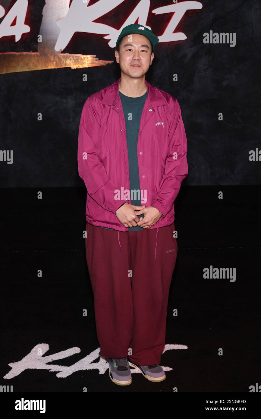 Los Angeles, USA. 13th Feb, 2025. Joe Seo arrives at Netflix's "Cobra ...