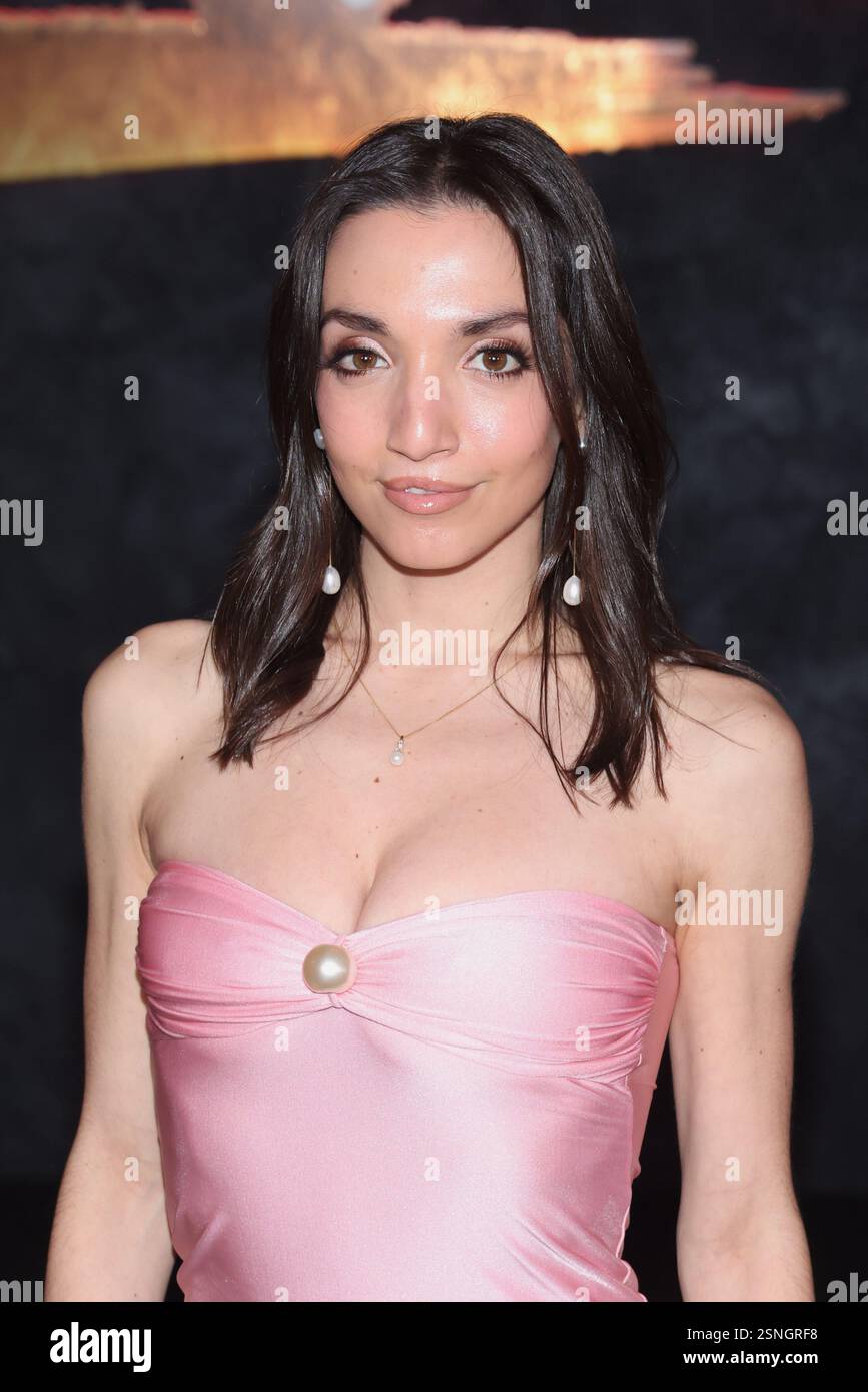 Los Angeles, USA. 13th Feb, 2025. Julia Macchio arrives at Netflix's "Cobra Kai" Series Finale ...